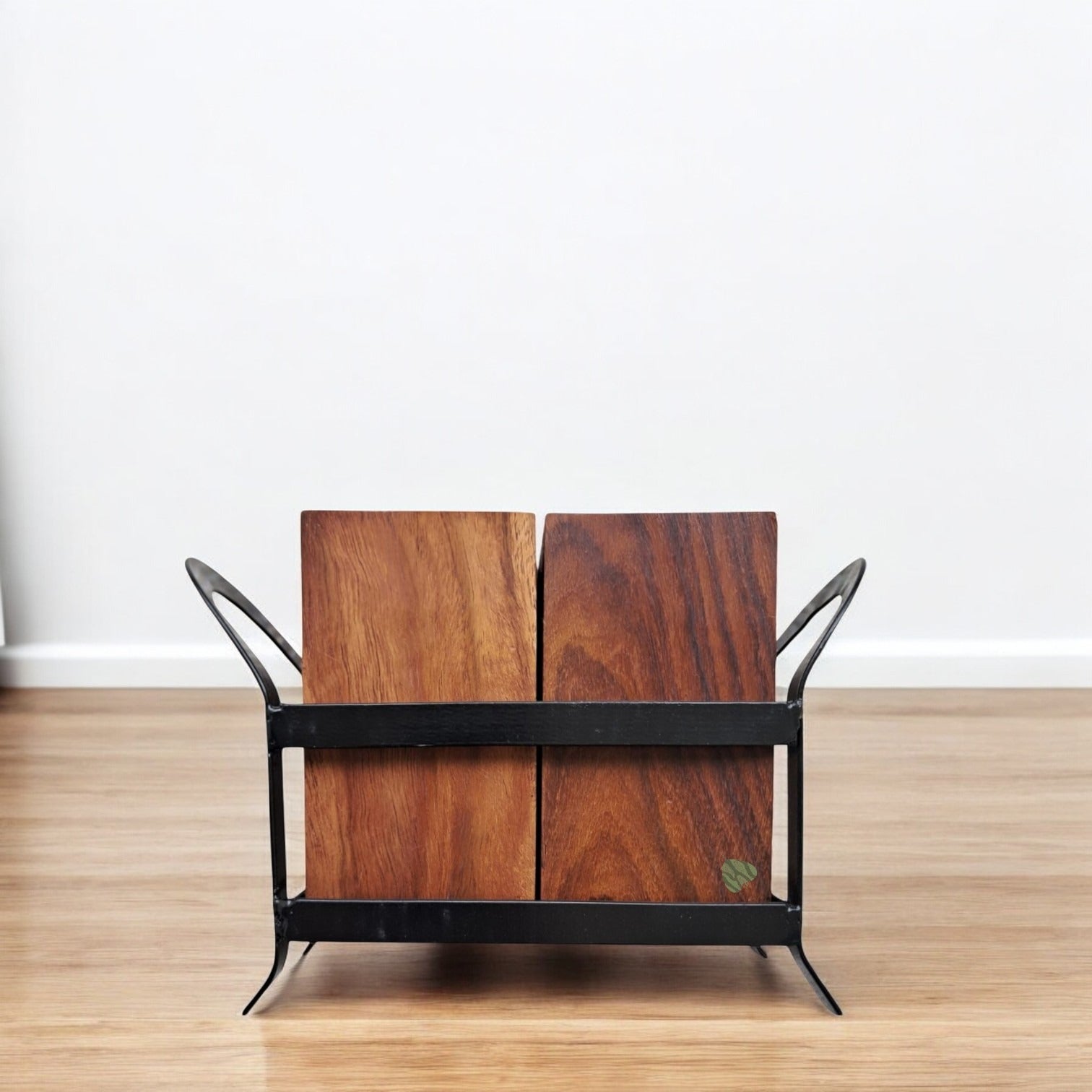 SacredFig Desk Organizer| Wooden Organizer| 2 Compartment Organizer| 5